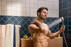 Hansgrohe - Set sprchové hlavice, tyče a hadice, EcoSmart, chrom