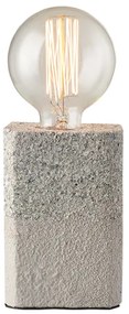 ACA DECOR Stolní lampa Clay Brick šedá