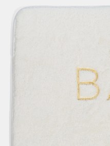 Sinsay - Koupelnový kobereček s nápisem BATH - krémová