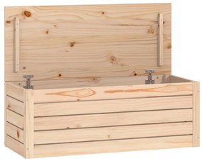 Úložný box 59,5x36,5x33 cm masivní borové dřevo - Default Title