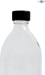 Dávkovač mýdla STELLA 330 ml s uzávěrem tmavé dřevo