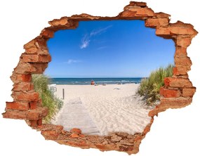 Wallmuralia Nálepka fototapeta 3D výhled Mořské duny 90x70 cm