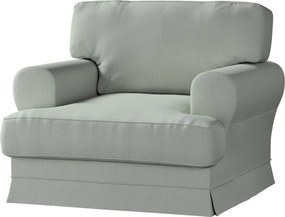 Potah na křeslo IKEA Ekeskog barva modrá látka pletený vzor