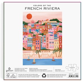 Galison Puzzle Barvy Francouzské riviéry 1000 dílků