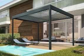 Bioklimatická pergola 3x3 m BIOCLIMATIC 33 Lanitplast