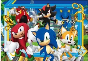 CLEMENTONI Puzzle Ježek Sonic: Parta / 180 dílků / od 7 let