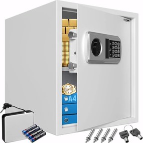 Deuba Elektrický trezor 35×40×40 cm s 4mm dveřmi a bateriemi