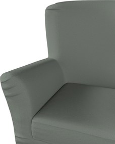 Potah na křeslo Tomelilla vysoké provedení, se záložkami barva zelená látka pletený vzor