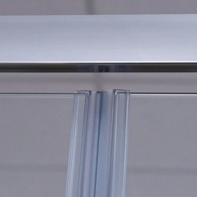 Roth Lega Line obdélníkový sprchový kout 130 x 90 x 190 cm brillant transparent + intimglass LLD4/1300_LLB/900_br_tr+ig