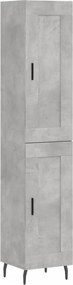 Skříň highboard betonově šedá 34,5x34x180 cm kompozitní dřevo 3200469