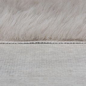 Flair Rugs, Kusový koberec Alpine Faux Fur Soft Grey, 80x150, šedá, ložnice
