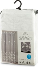 ZÁCLONA NA KROUŽCÍCH SANDI 350X250 CM KVĚTY