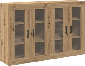Nástěnné skříně 2 ks Artisanový dub 69,5 x 34 x 90 cm 3334315