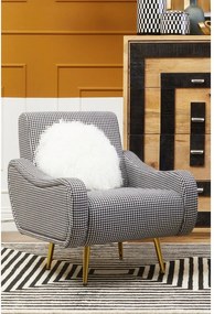 Černobílé křeslo Holli – Premier Housewares