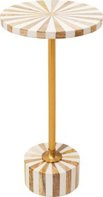 XXXLutz ODKLÁDACÍ STOLEK, bílá, barvy zlata Kare-Design - Odkládací stolky - 001838130601