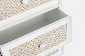 BIZZOTTO bílá komoda MONITEL se 3 šuplíky 0744876