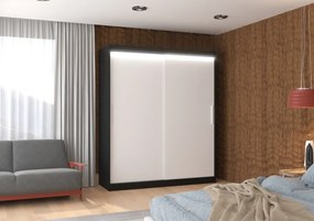 Posuvná skříň s LED osvětlením LINCOLN 180
