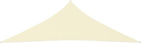 vidaXL Stínící plachta oxfordská látka trojúhelník 2,5x2,5x3,5 m [135829] Barva: Bílá