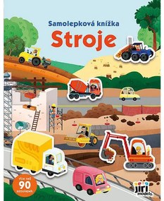 Jiri Models Samolepková knížka Stroje