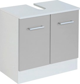 XXXLutz SKŘÍŇKA POD UMYVADLO, světle šedá, bílá, 60/54/35 cm Held - Online Only koupelnové skříňky - 000307017628