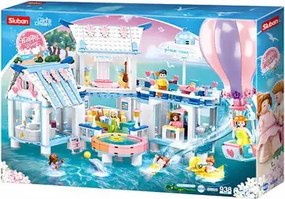 Sluban Happy Diary M38-B0929 Plovoucí vila s bazénem / LEGO - kompatib