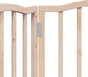vidaXL Zábrana pro psy skládací 3 panely 150 cm topolové dřevo [352230] Barva: hnědý dub