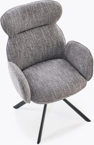 HALMAR K571 židle šedá