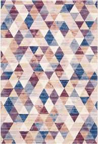 Moderní kusový koberec Ragolle Argentum 63263 9191 Trojúhelníky vícebarevný Rozměr: 240x330 cm