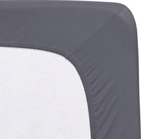 XXXLutz ELASTICKÉ PROSTĚRADLO, žerzej, tmavě šedá, 180-200/200-220 cm Florella - Prostěradla - 004388002709