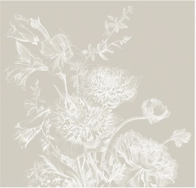 Tapeta Engraved Flowers