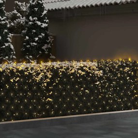 Vánoční světelná síť bílá 3 x 2 m 204 LED vnitřní i venkovní 328770