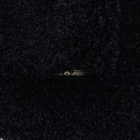 Ayyildiz Kusový koberec SYDNEY 3000, kulatý, Černá Rozměr koberce: 160 cm KRUH