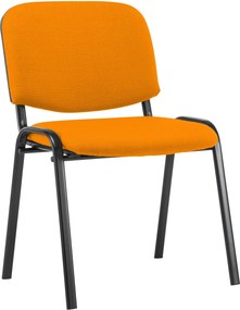 Konferenční židle Ken látka – oranžová