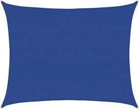 Plachta proti slunci 160 g/m² obdélník modrá 6 x 8 m HDPE 311525