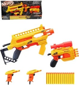 HASBRO Herní sada NERF Alpha Strike / 4 blastery + 20 šipek / plast a