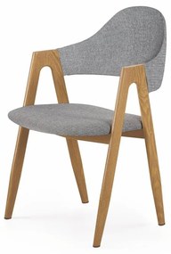 Designová židle Lona šedá