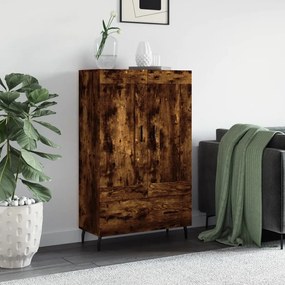 vidaXL Skříň highboard 69,5 x 31 x 115 cm kompozitní dřevo [830344] Barva: kouřový dub