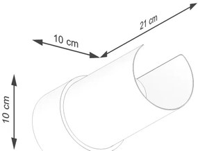 Sollux SL.1676 - Nástěnné svítidlo FLASH 1xE27/15W/230V bílá