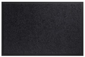 Černá vnitřní vstupní čistící pratelná rohož Twister - 40 x 60 cm