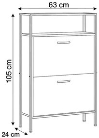 Botník hnědá, ABO-G1007 OAK