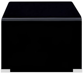 vidaXL Konferenční stolek černý 98 x 45 x 31 cm tvrzené sklo