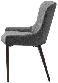 Designová jídelní židle Olimpio šedá