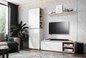 Casarredo - Komfort nábytek Obývací stěna, sestava OTTAWA sonoma/bílá mat