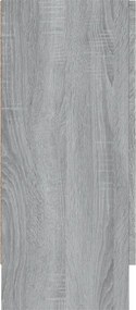 vidaXL Prosklená skříň 120 x 30,5 x 70 cm dřevotříska [815628] Barva: Černá