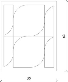 Bavlněné utěrky v sadě 2 ks 50x63 cm Abi – noo.ma