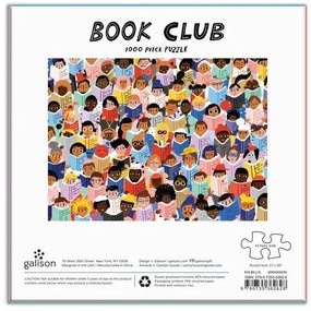 Galison Puzzle Knižní klub 1000 dílků