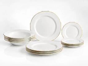 XXXLutz JÍDELNÍ SOUPRAVA porcelán keramika Novel - Kolekce nádobí - 0056530159