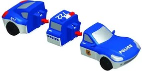 MALBLO Magnetická stavebnice Policejní vozidla / magnetická / 3 ks / o