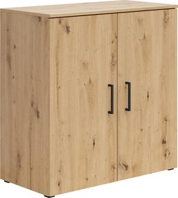 XXXLutz KOMODA, dub artisan, 80/83/40 cm Carryhome - Široké komody - 002427022124