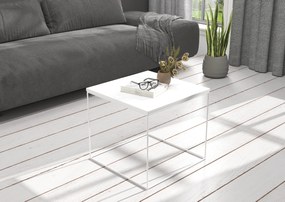 ADRK Furniture Konferenční stolek ELENA 50x50 CT-ELE-W-W